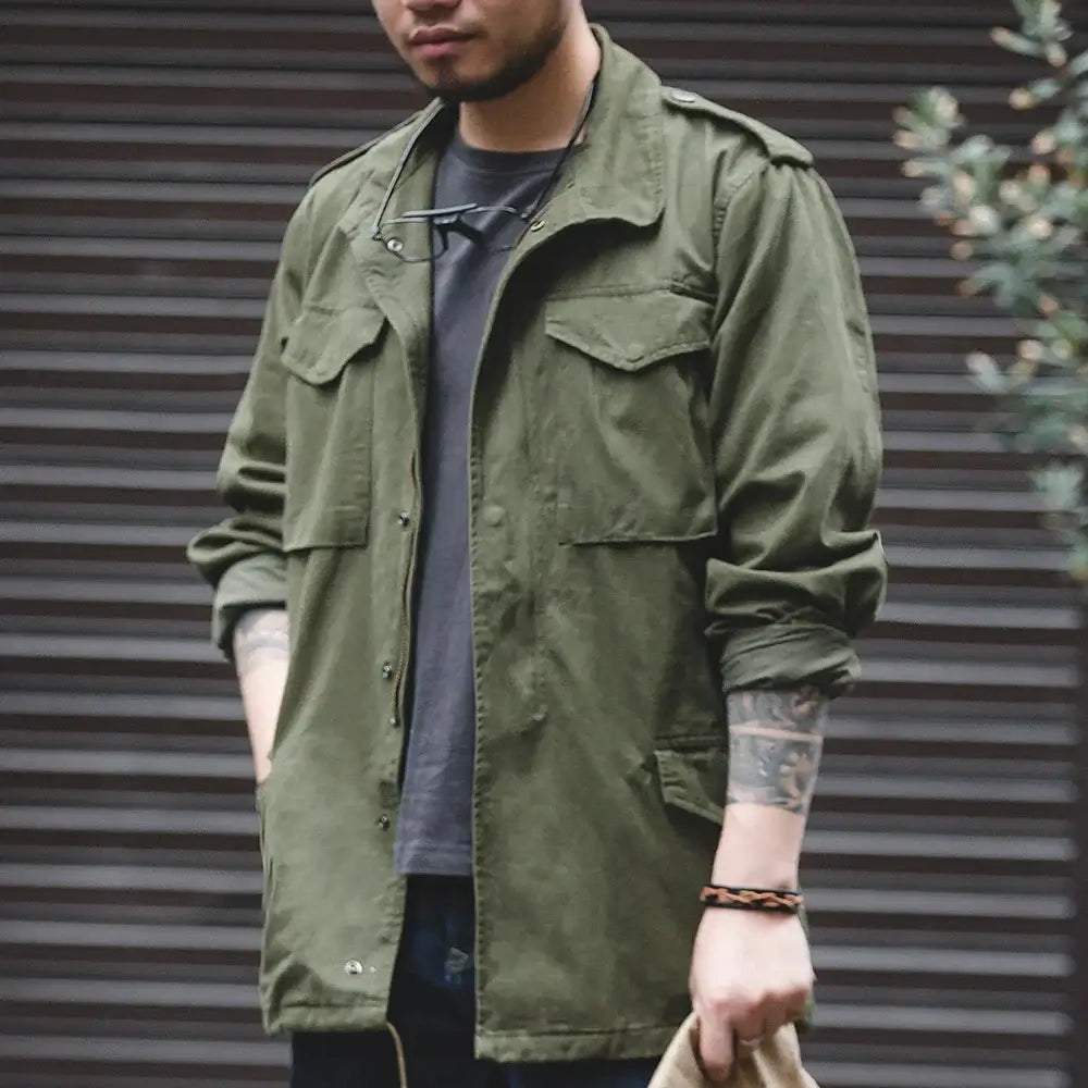 M65 Military Style Men's Jacket – Iconic Fashion & Comfort – AWESIZE